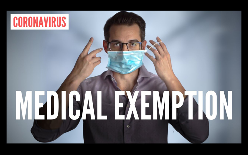 Medical Exemption From Wearing A Mask for Covid